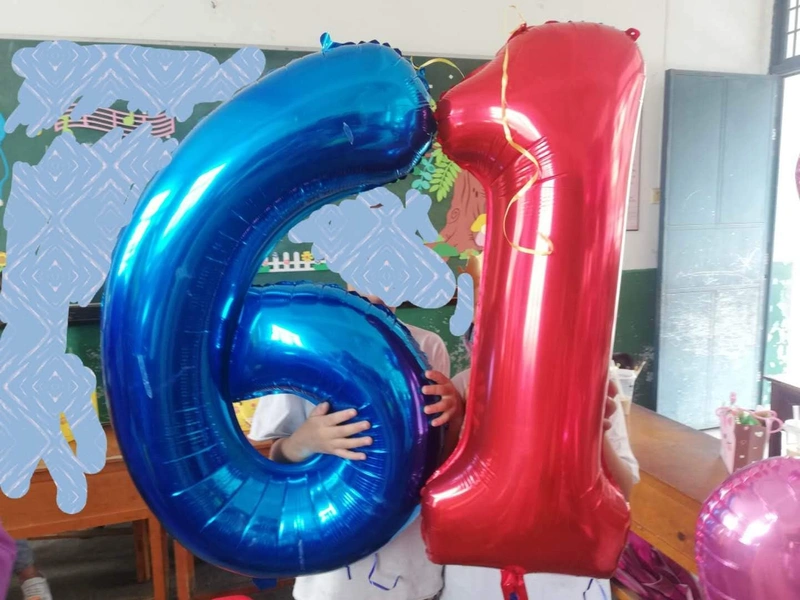 Guo Red Number 30 Balloons,40 Inch Birthday Number Balloon Party ...
