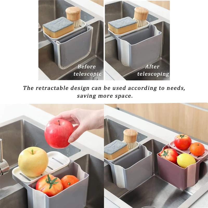 Guo Kitchen sink drain basket, retractable sink food collector ...