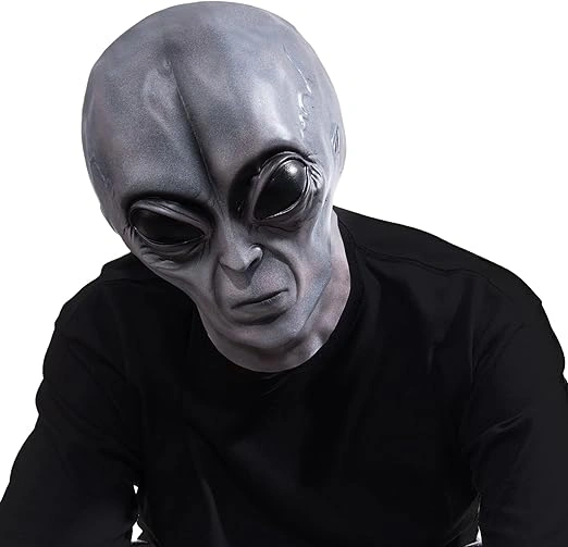 Guo ealistic Alien Face Masks Extraterrestrial Encounter Prank Masks ...