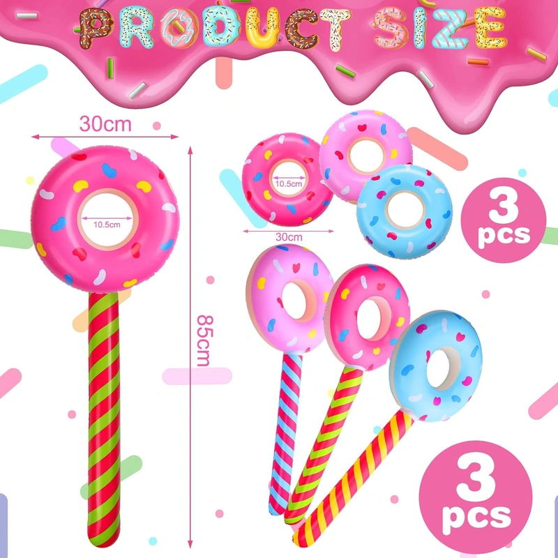 ZCtron 6 Pcs Candyland Birthday Party Decorations 33 Inch Inflatable ...