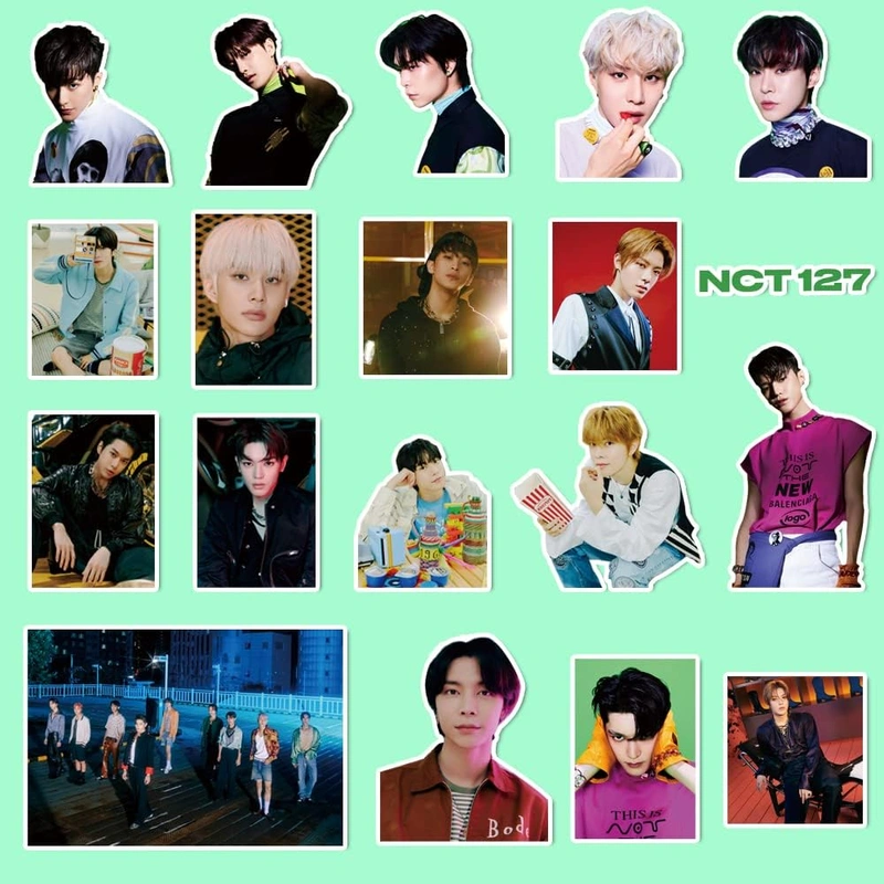 ZCtron 93Pcs NCT127 Sticker Pack NCT127 Sticker Album Sticker for Fans ...