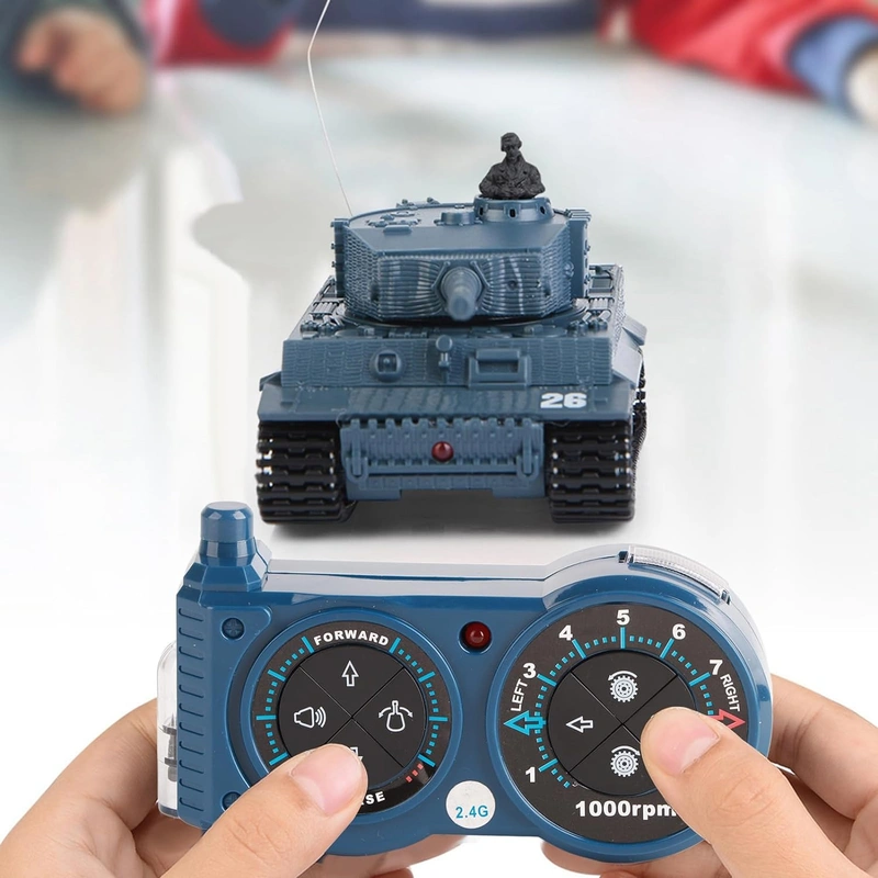 GUO 1/72 Tank Toy RC Tank Simulation Tank, 1/72 Scale 4 Channels High ...