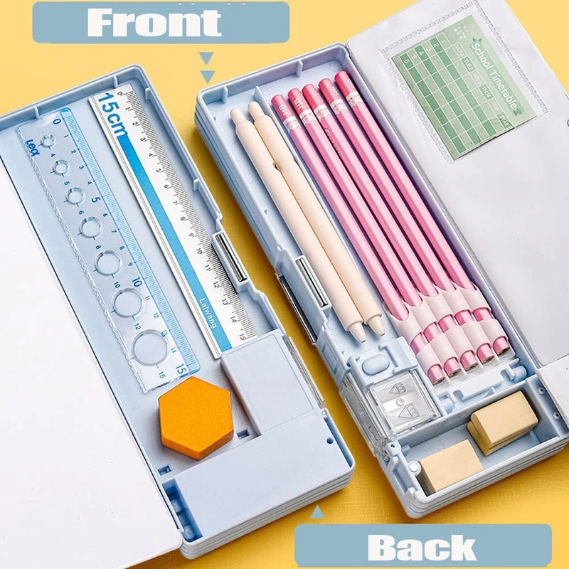 ZCtron Pop Up Multifunctional Pencil Case Organizer Pen box With 2 ...