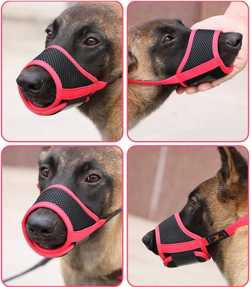 ZCtron Dog Muzzle,Soft Nylon Muzzle Anti Biting Barking Chewing,Air ...