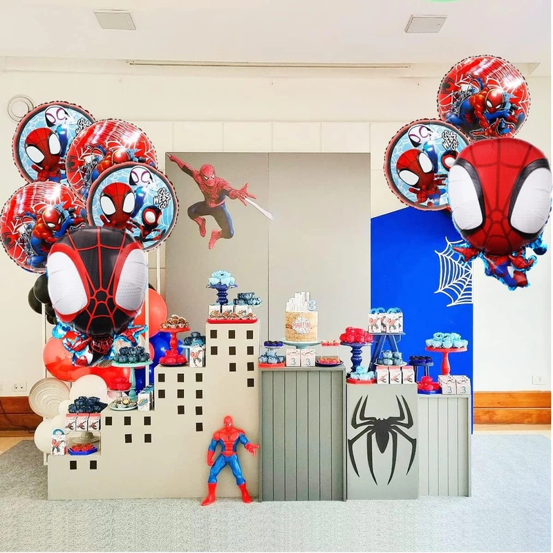 ZCtron Spidey and His Amazing Friends Foil Balloons, Spidey Birthday ...