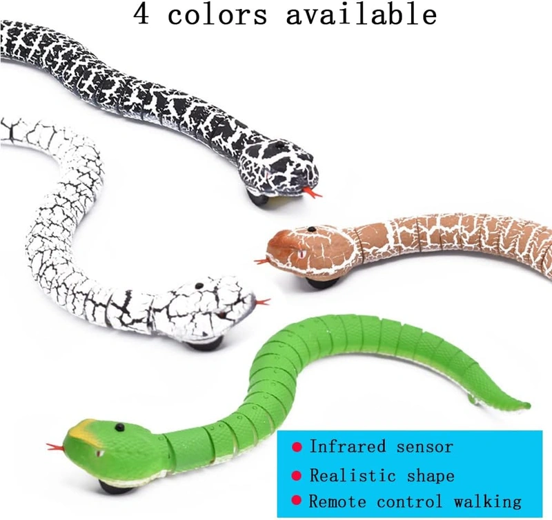 GUO Children Toys Remote Control Snake Electric RC Snake for Kids Boys ...
