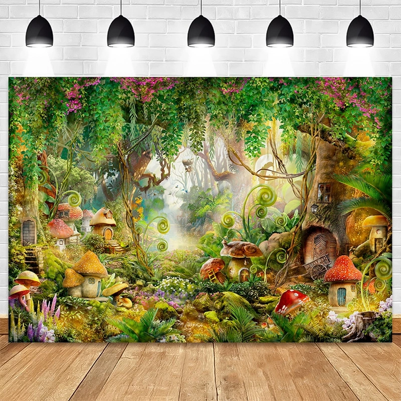 150 X 210cm Fantasy Forest Photography Background Cloth Cartoon Kids ...