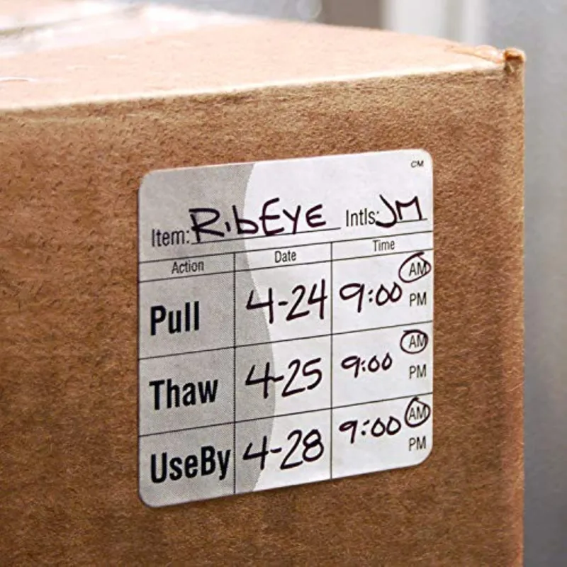 Daymark Safety Systems Pull/thaw/use By Freezable Label White 2 X 2inch ...