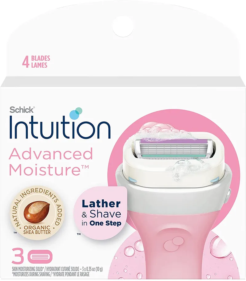 Intuition Advanced Moisture Razor Refills With Shea Butter 15.24 x 12.7 ...