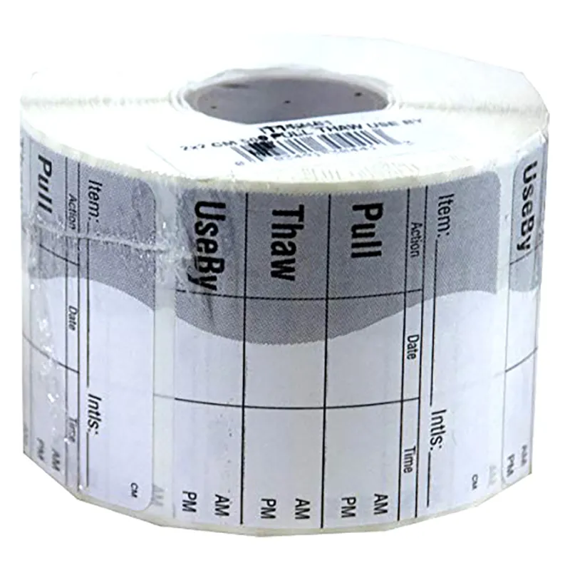 Daymark Safety Systems Pull/thaw/use By Freezable Label White 2 X 2inch ...