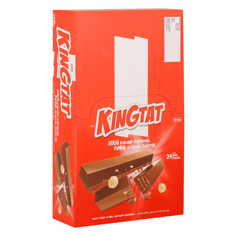 Elvan Kingtat Milky Compound Chocolate 18 gr Pack of 24 | Wholesale ...