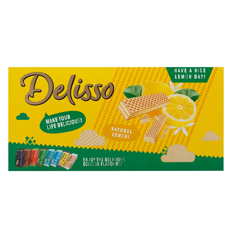 Toren Delisso Lemon Flavour Wafers 28 gr Pack of 24 | Wholesale | Tradeling