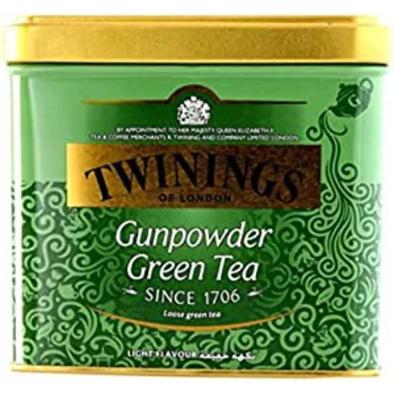 Twinings Tea Bags Gun Powder Tin 200 gr x 6 | Wholesale | Tradeling