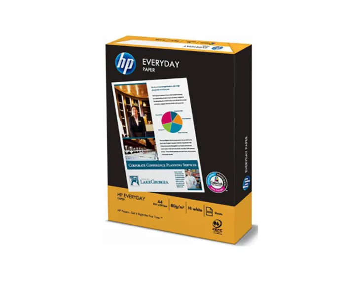 HP Everyday Photocopy Paper 80 Gsm A4 Size Box Of 5 Reams x 500 Sheets ...