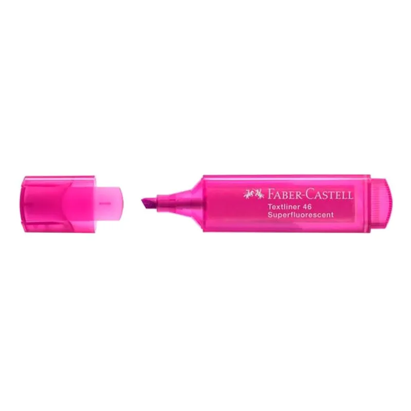 Faber Castell SuperFluorescentrescent 46 Textliner Highlighter Pink ...