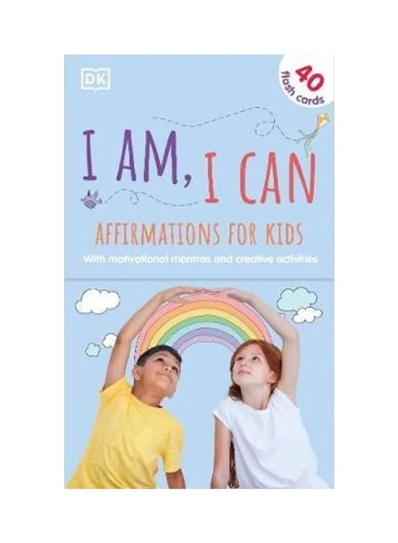 I Am, I Can Affirmations Flash Cards For Kids With Motivational Mantras ...