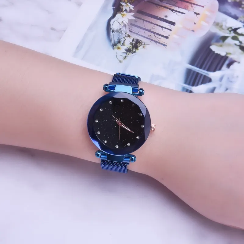 Shen Zhen Women Elegant Quartz Magnetic Watch Blue | Wholesale | Tradeling