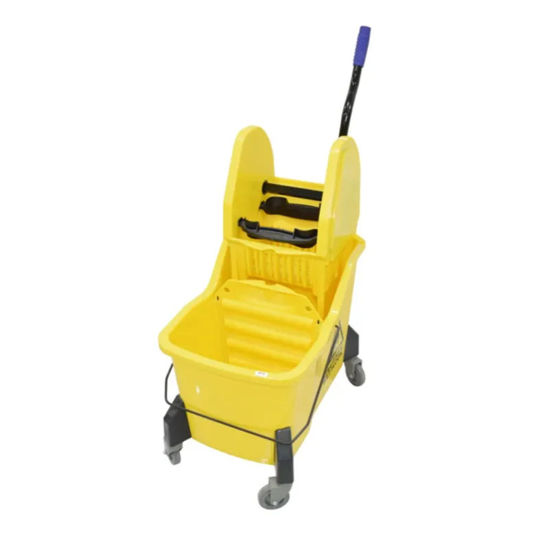 Akc Twice Split Bucket Trolley With Wringer Yellow 30L | Wholesale ...