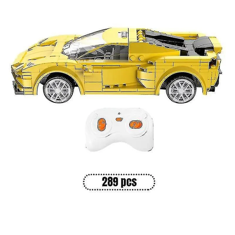 Pp Programming Remote Control Sports Car Model Building Block ...