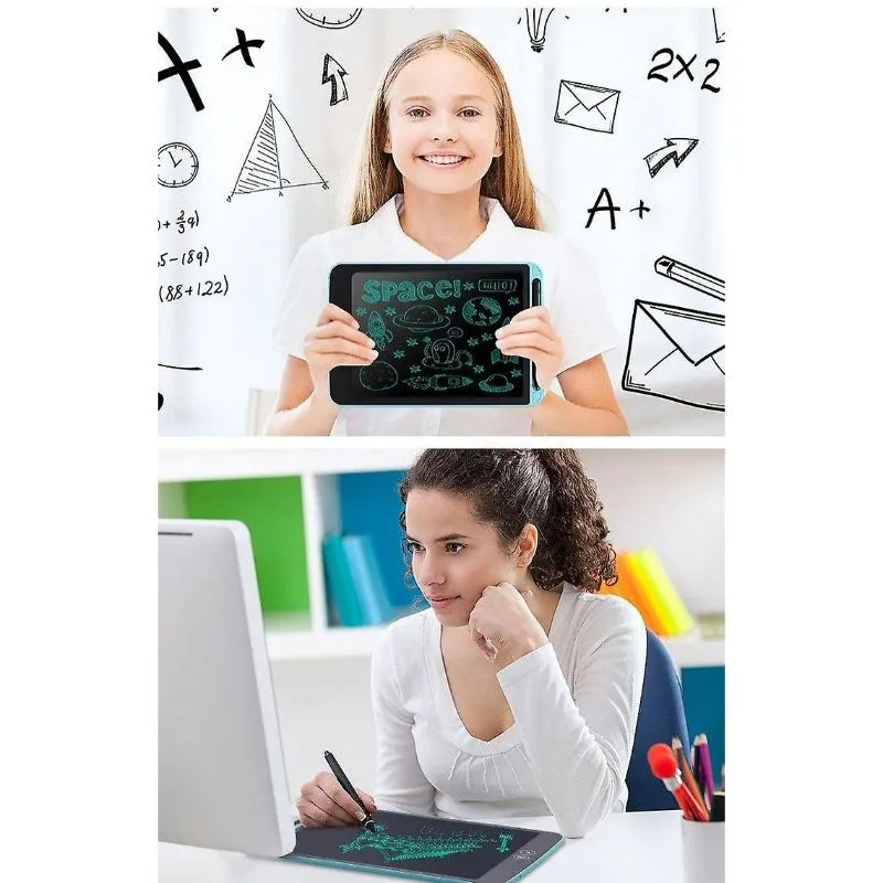 12 Inch Partial Erasing Lcd Handwriting Board For With Pen Pink ...