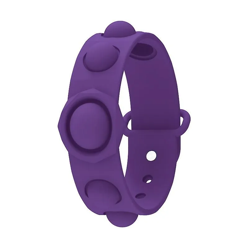 Fidget Sensory Toy,stress Reliever Push Pop Fidget Toy For Kids Purple ...