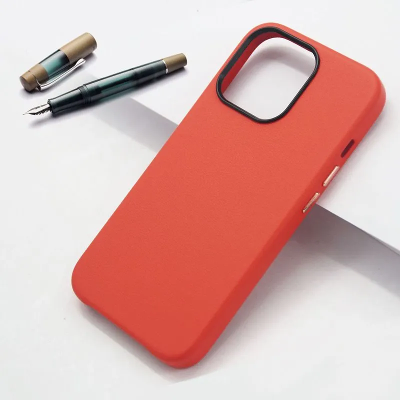 EpiphanyLucky Leather PU Case for iPhone 14 Pro - Red | Wholesale ...