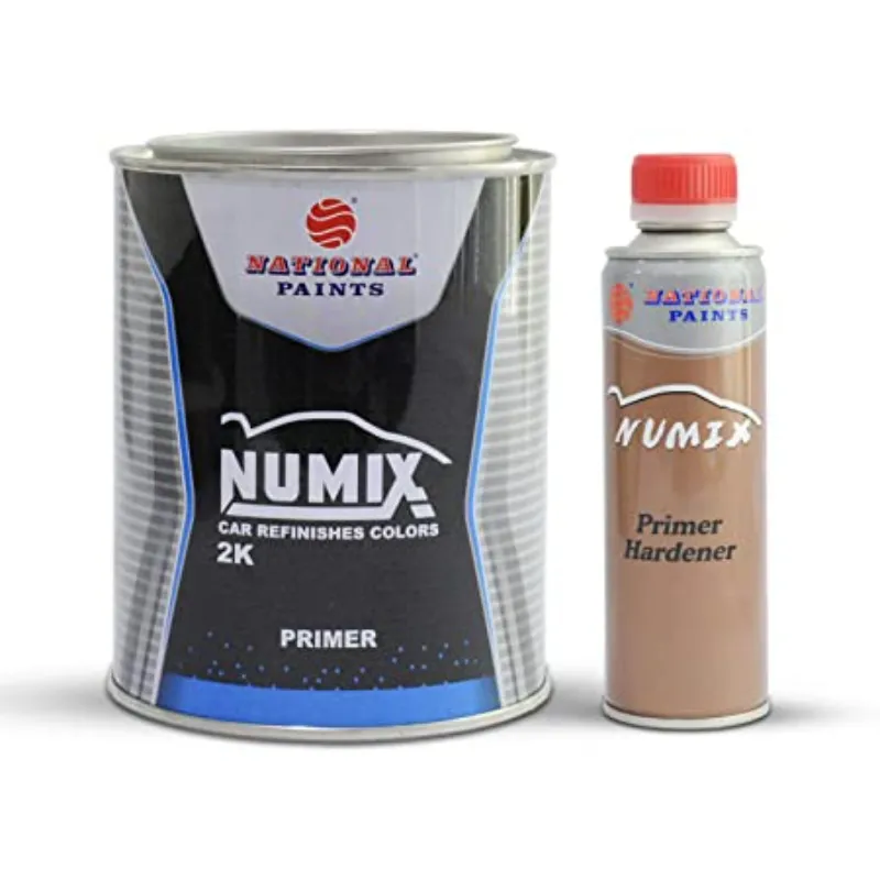 Numix 2K Acrylic Primer, Grey - 1 Liter Plus 0.25 Liter Hardener ...