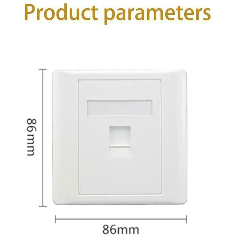 Cat5E Cat6 Network Wall Socket Rj45 Lan Faceplate | Wholesale | Tradeling
