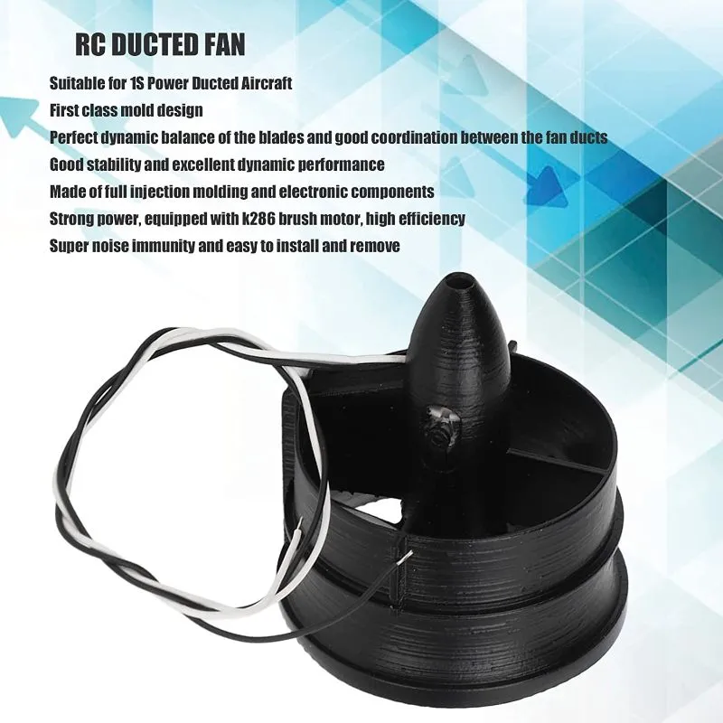 Nibeminent RC Duct, Powerful 30mm Blade RC Ducted with K286 Brushed ...
