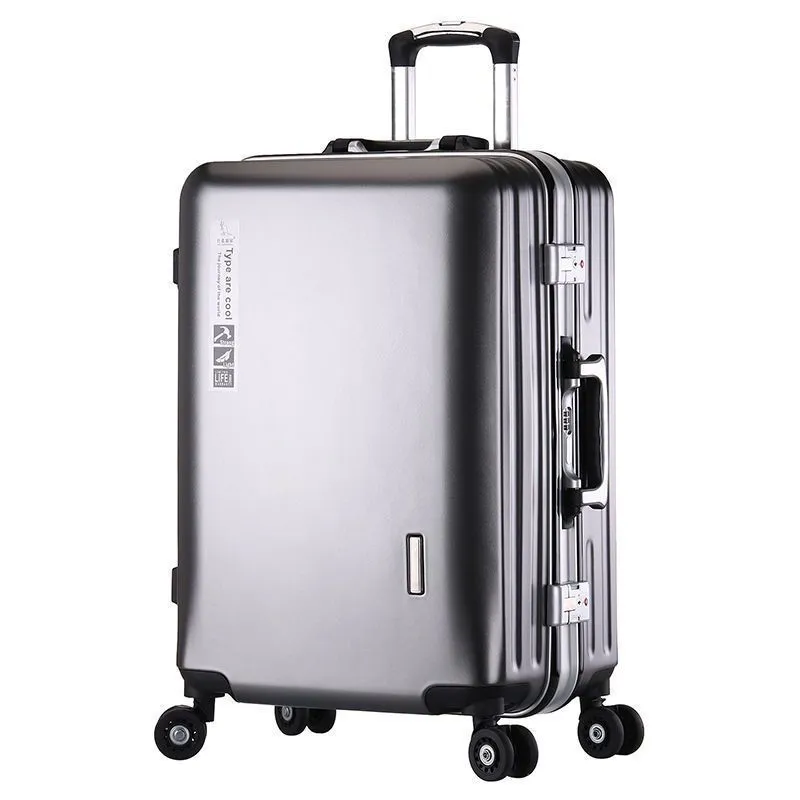 Ling Yang Grey-20 Inch Multi-Specification Luggage Large-Capacity ...