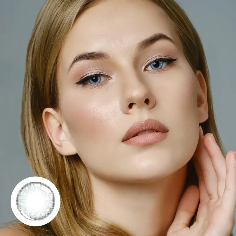 Ojotrend 1Pair Colored Contact Lens Cider Series Halloween Eyes Cosplay Contacts Lenses Power 0 ...