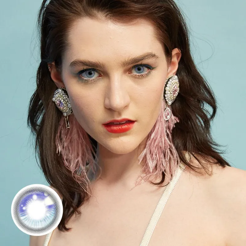 Ojotrend 1Pair Colored Contact Lens Sailor Moon Kitty Series Halloween ...