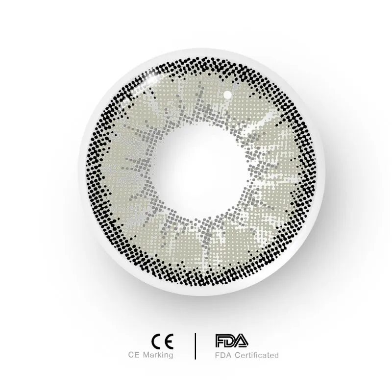 Ojotrend Vika Tricolor Dolce Grey Color Contact Lens 1 Year CE ISO ...