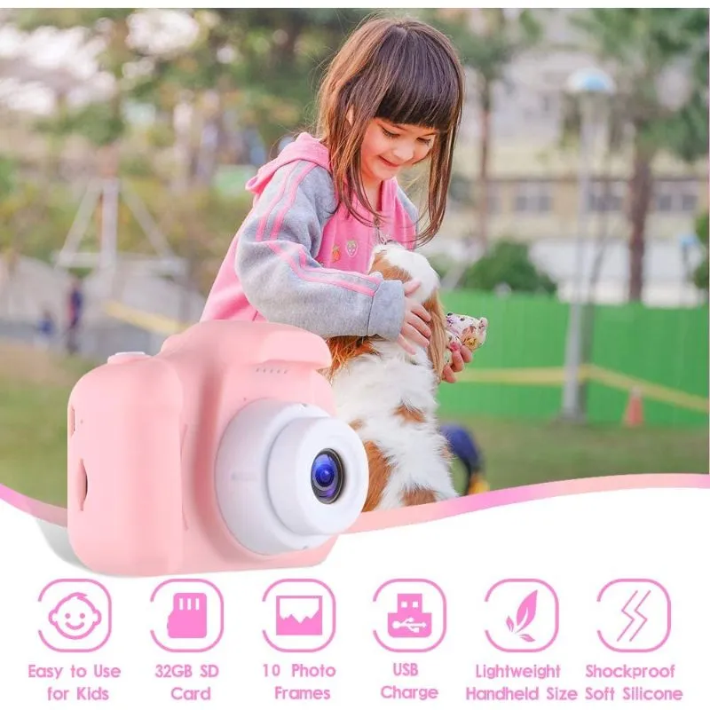 Kids Camera Little Toys Camera for 3-7 Year Old Girls,Toddler Video ...