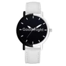 Buy Casual Quartz Watch - Round Dial, Analog Display, PU Strap, White ...